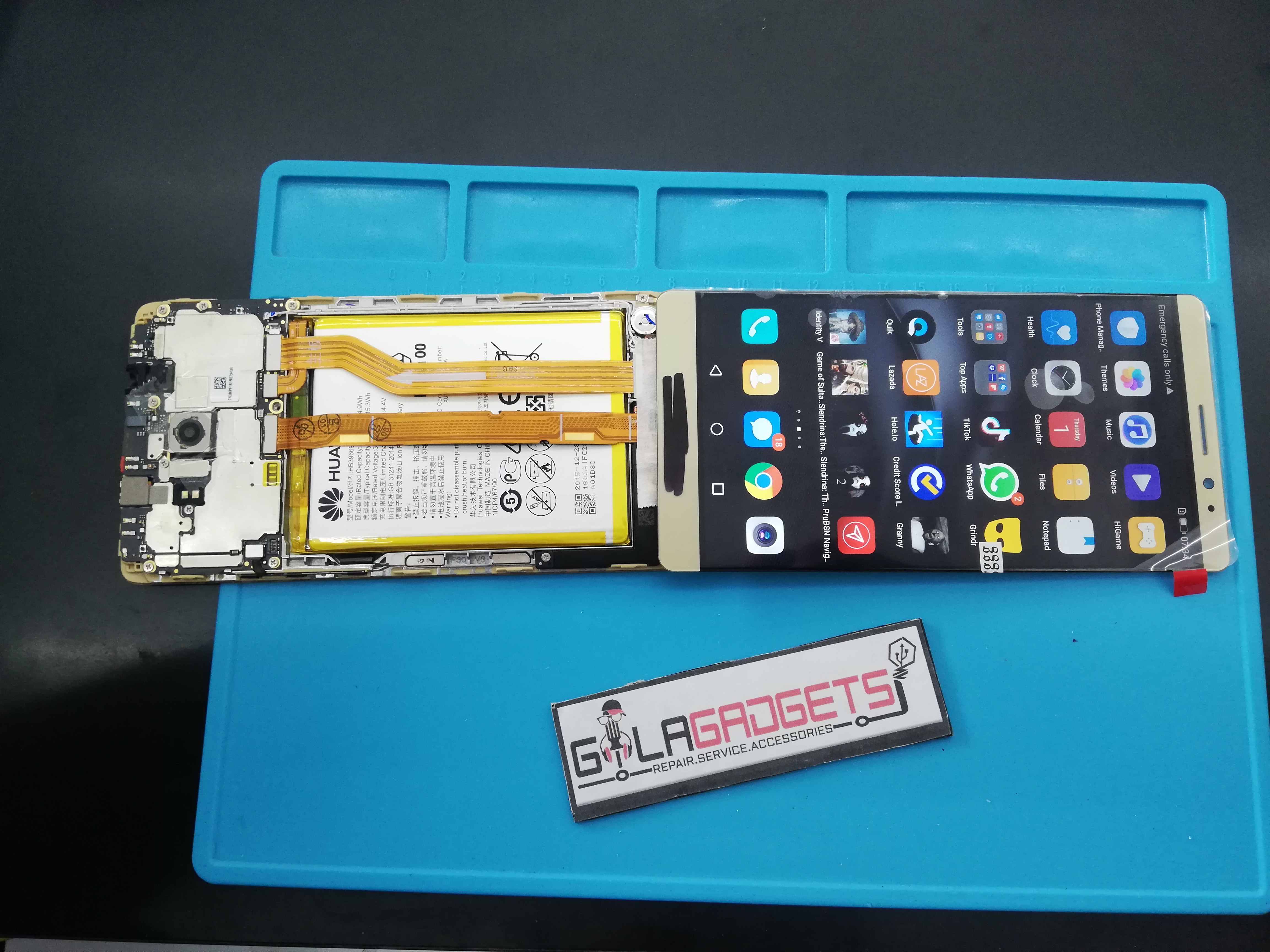 Replacement LCD Huawei Mate 8 – Taman Permata | Gila Gadgets